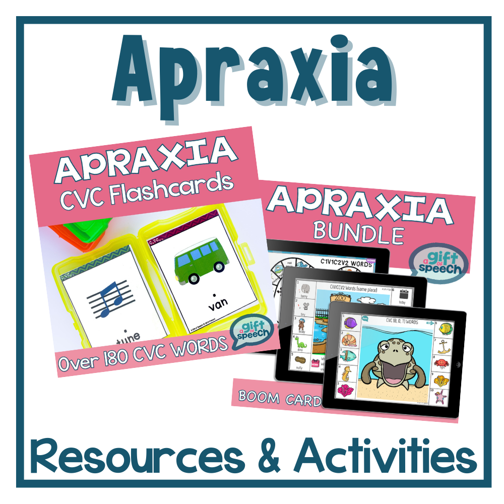 Apraxia Therapy Resources – Talk Back Shop
