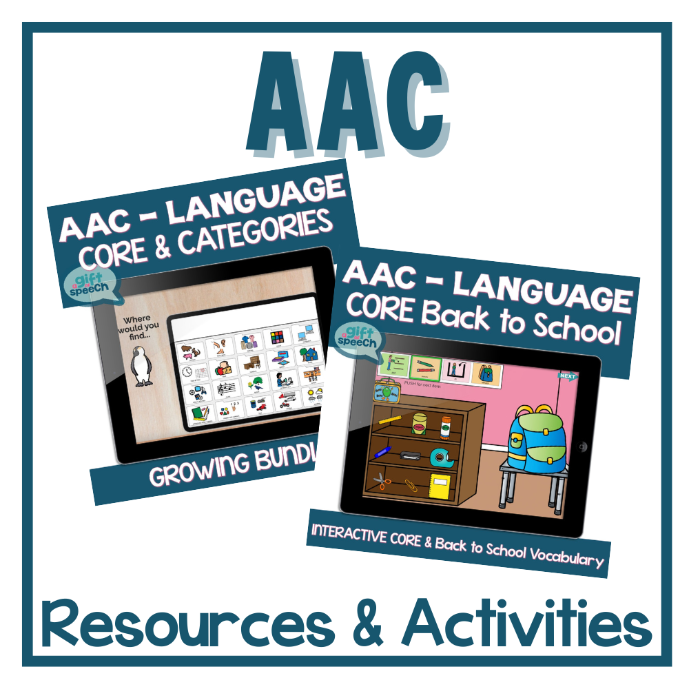 AAC Therapy Resources – Talk Back Shop